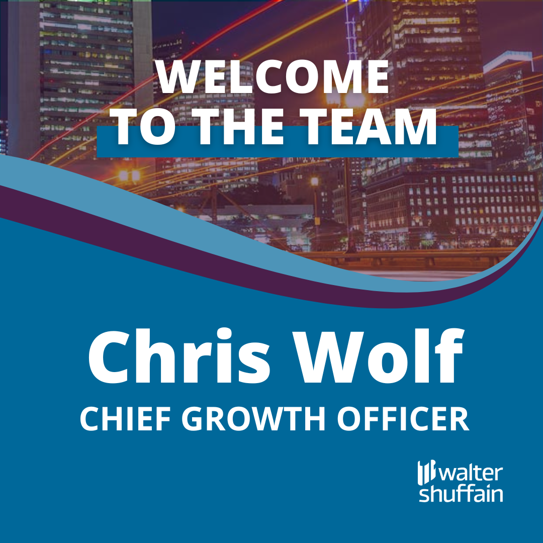 Walter Shuffain Appoints Chris Wolf as Chief Growth Officer
